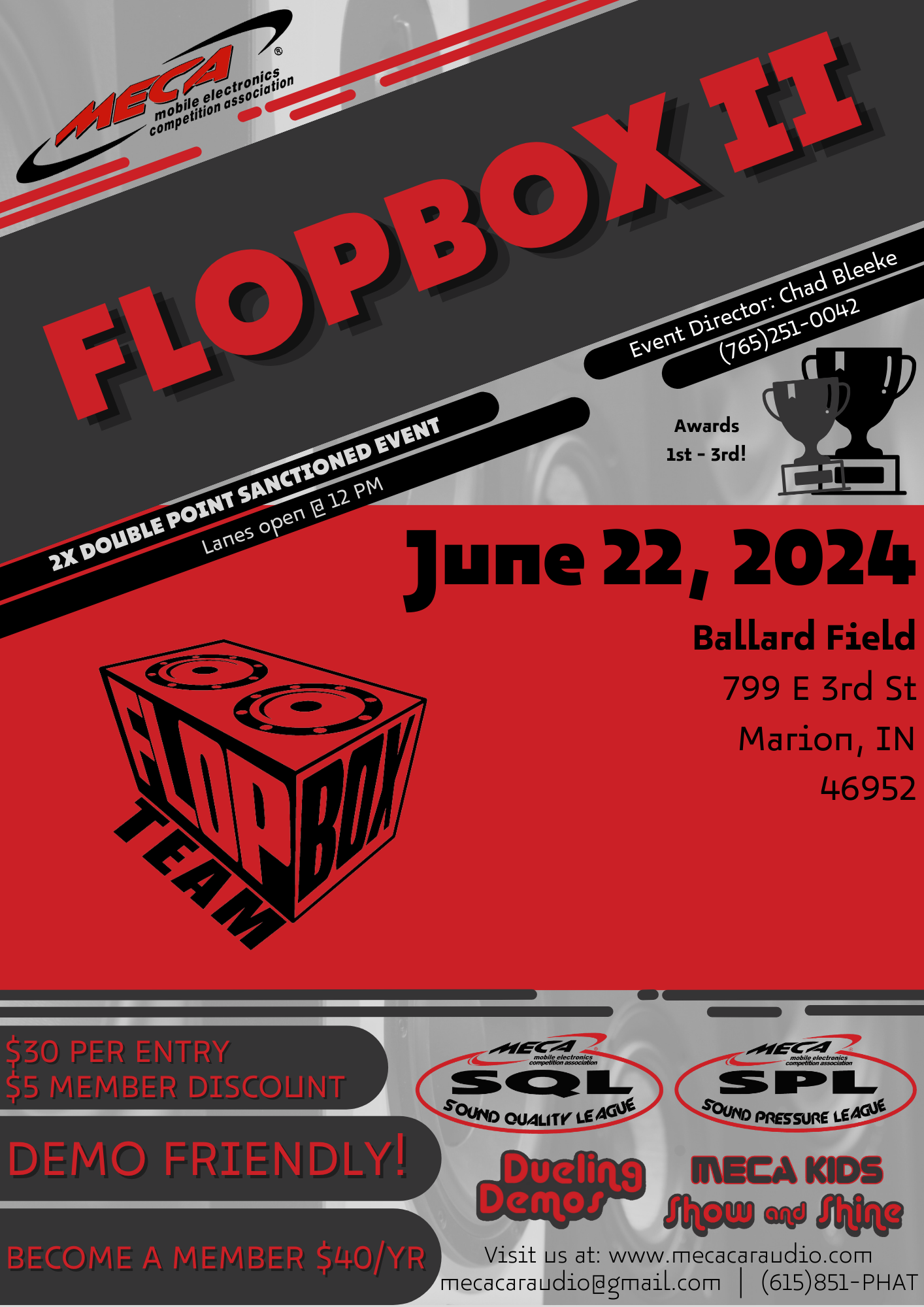 FLOPBOX II - Event Details » MECA