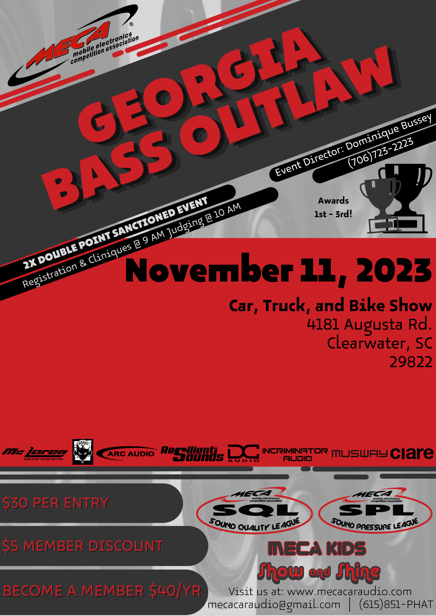 Georgia Bass Outlaws - Event Details » MECA