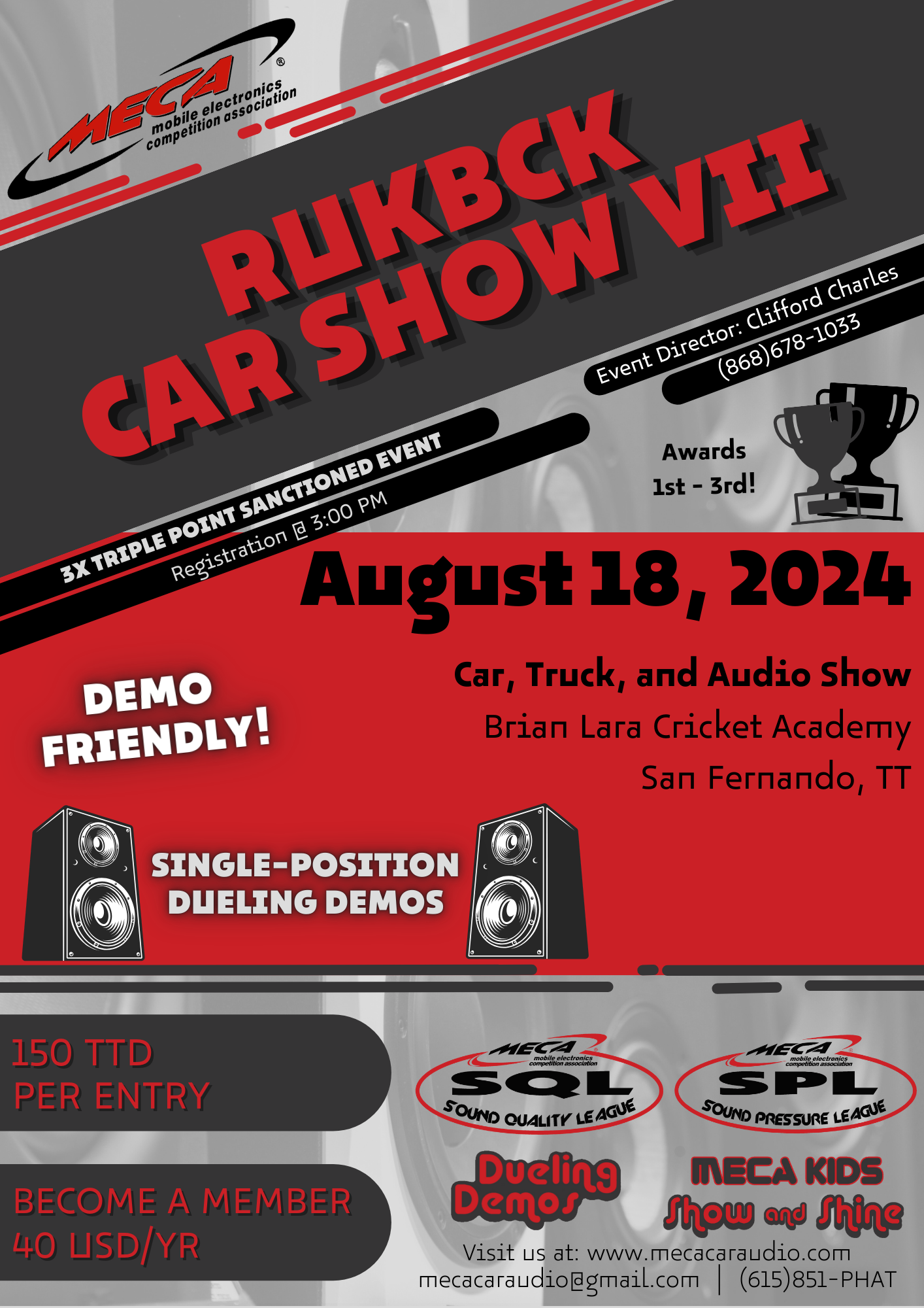 Rukbck Car Show VII - Event Details » MECA