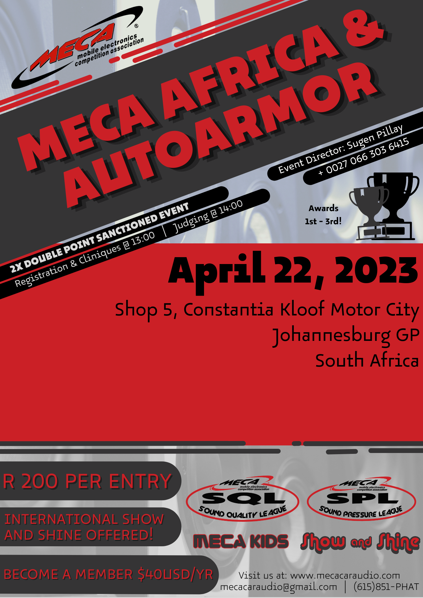 MECA Africa & Autoarmor - Event Details » MECA