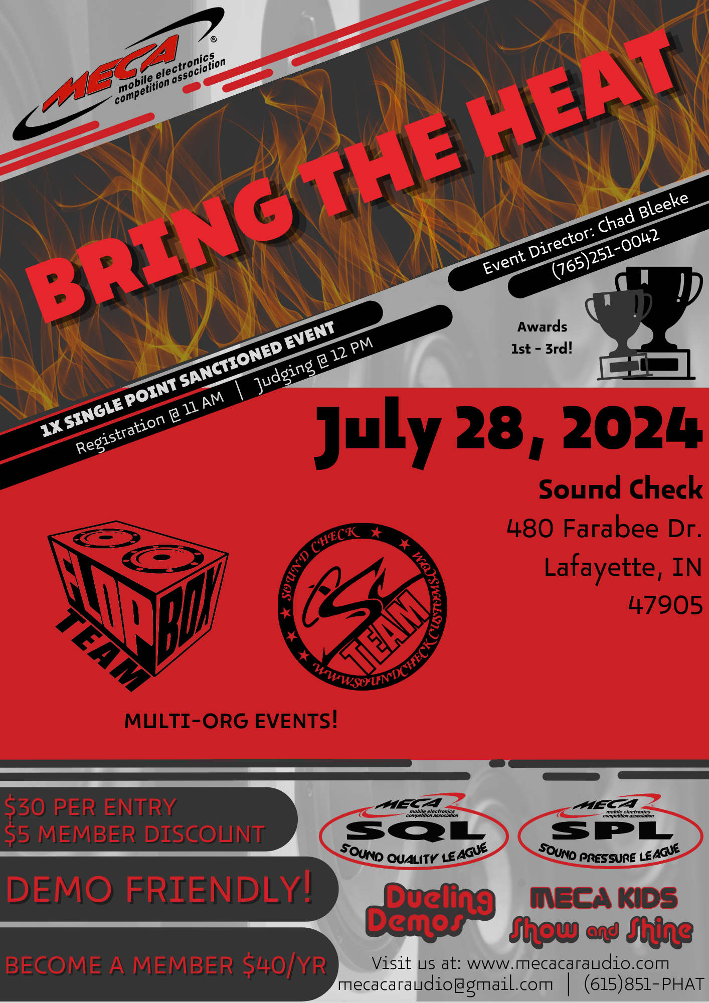 BRING THE HEAT - Event Details » MECA