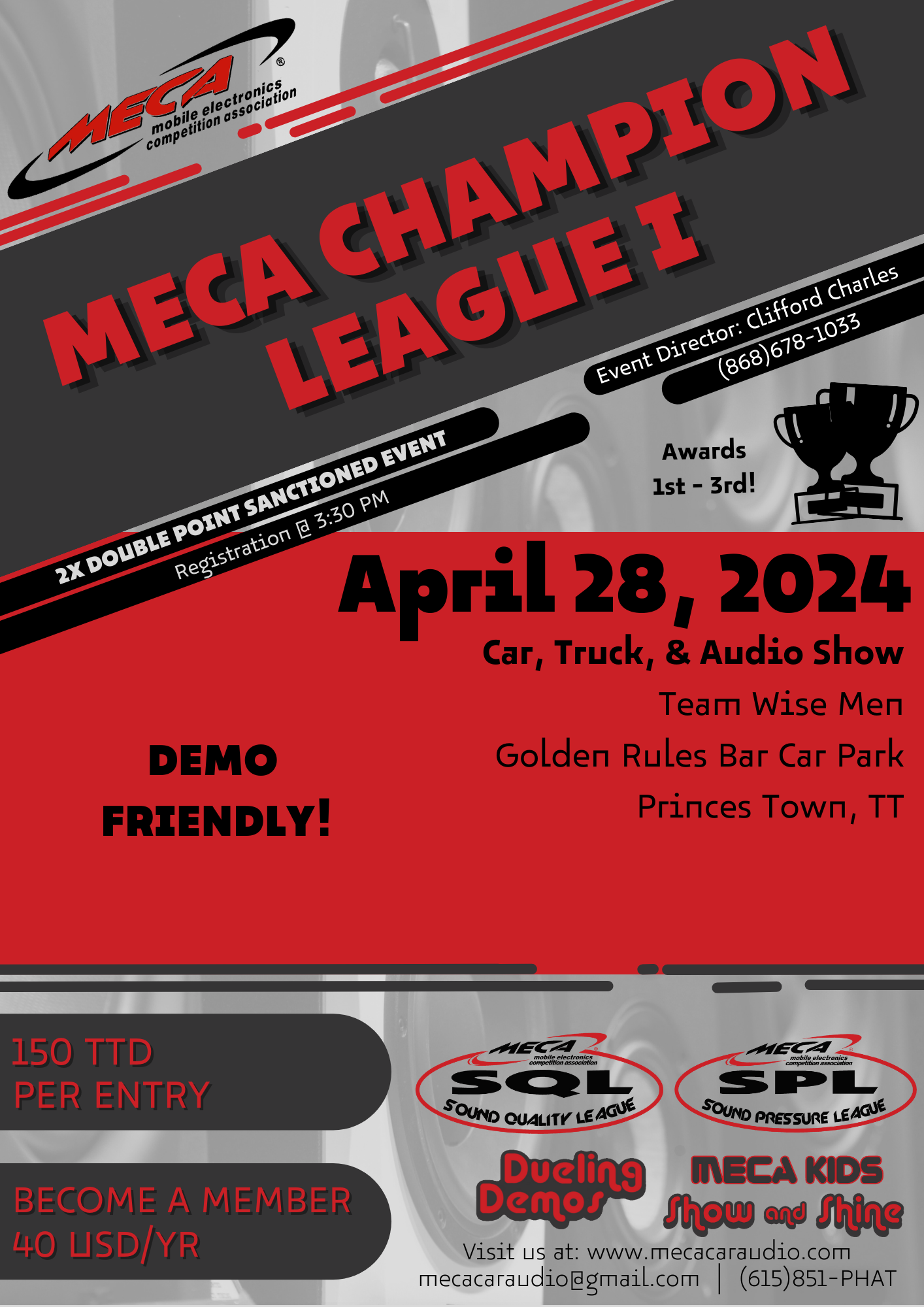MECA Champion League I - Event Details » MECA