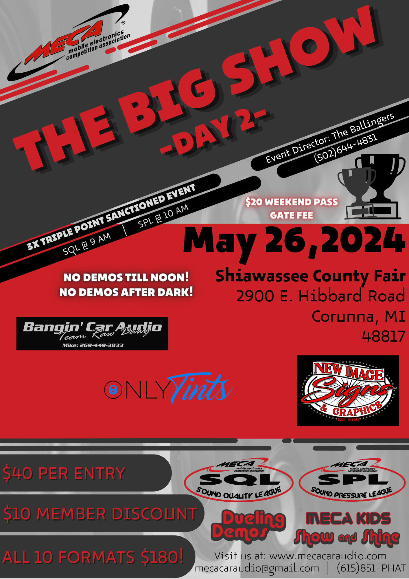 THE BIG SHOW -Day 2- - Event Details » MECA