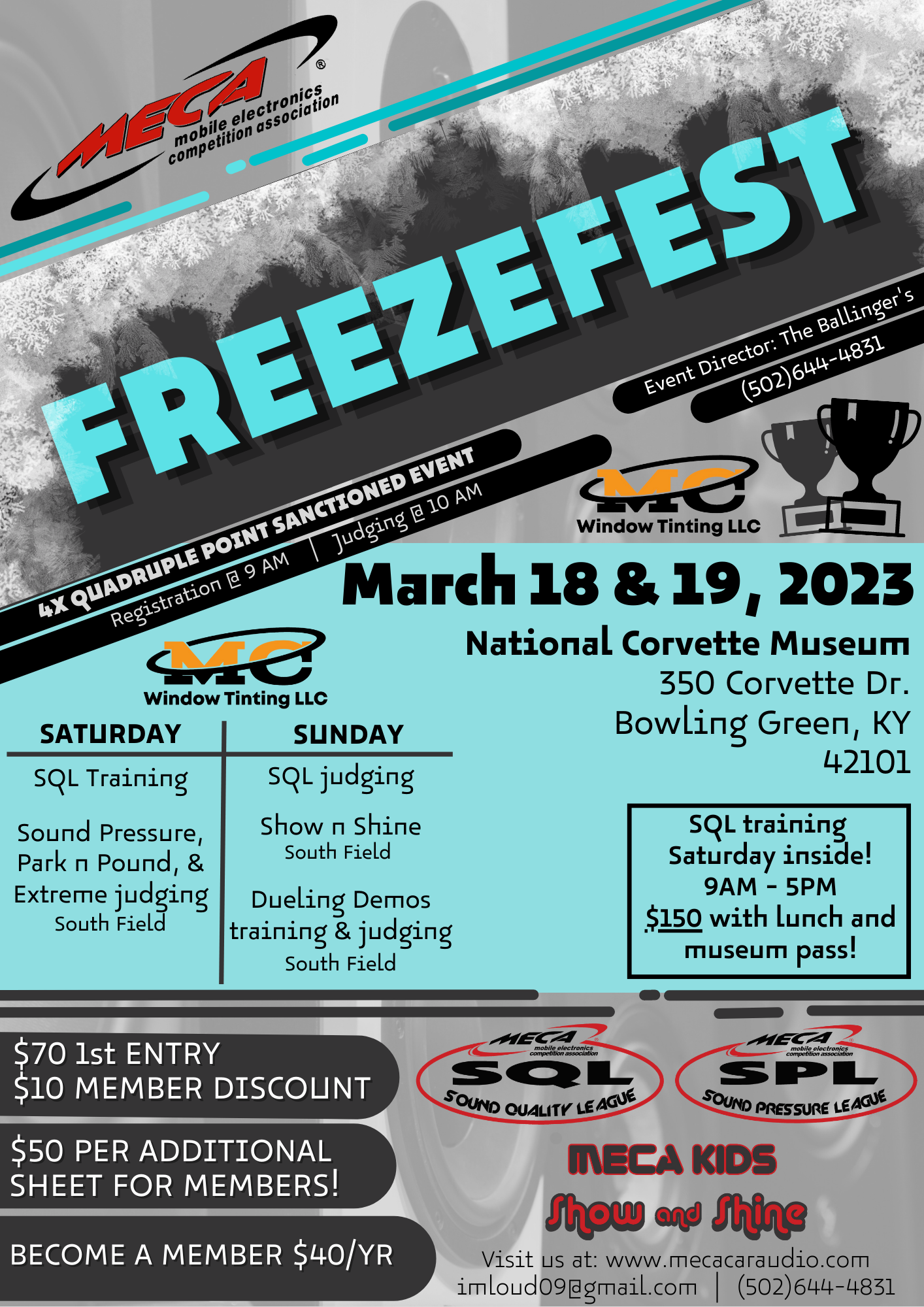 FREEZE FEST - Event Details » MECA