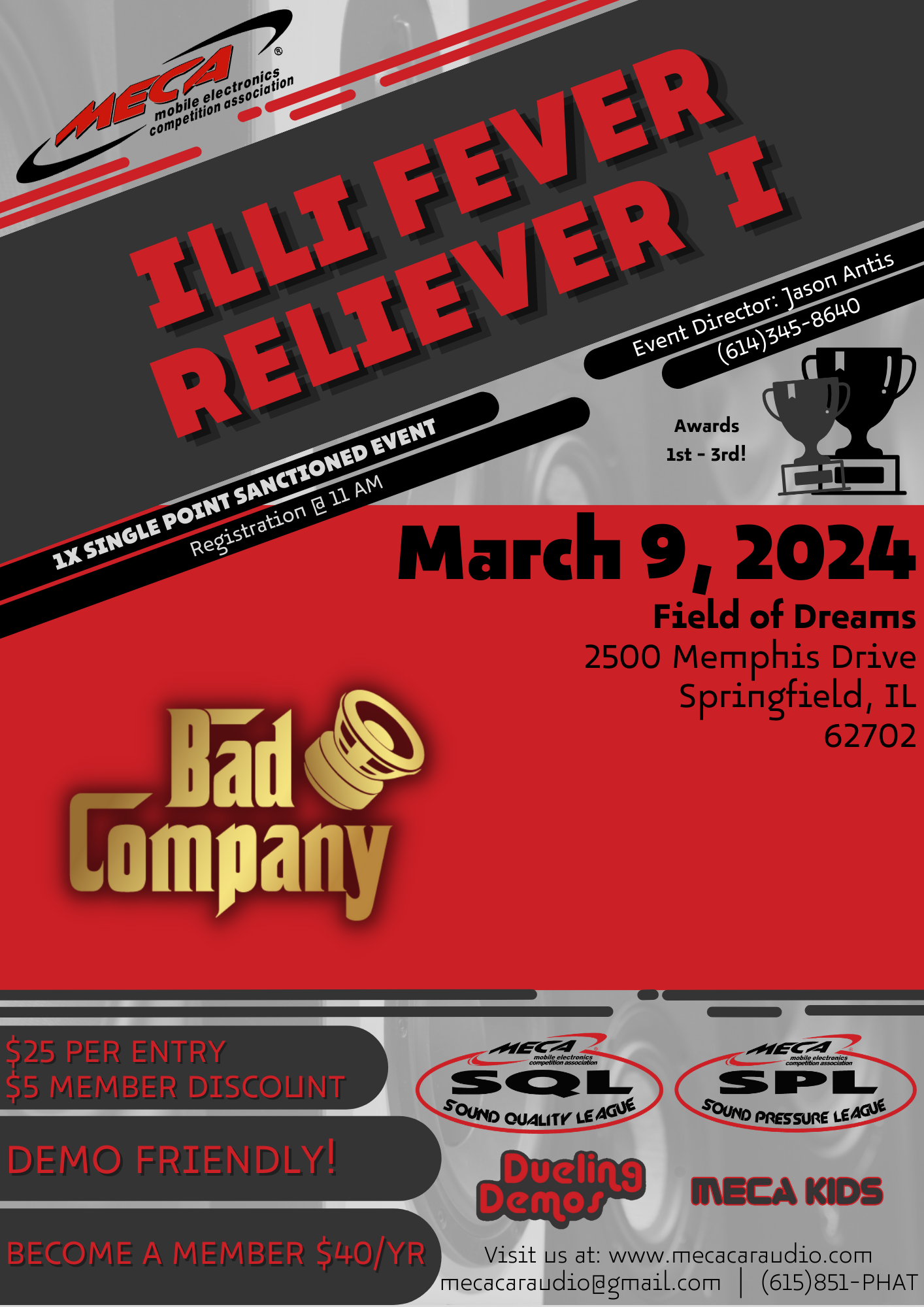 Illi Fever Reliever I - Event Details » MECA